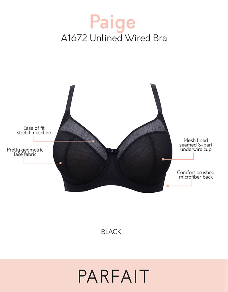 Parfait Paige Balconette Bra Black – Brastop US